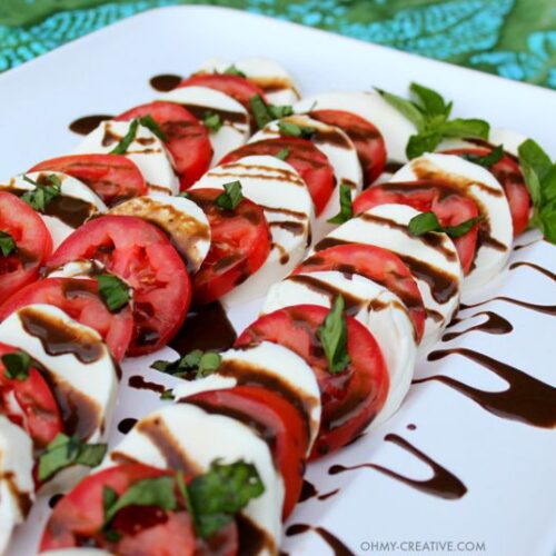 Caprese Salad Recipe - Oh My Creative