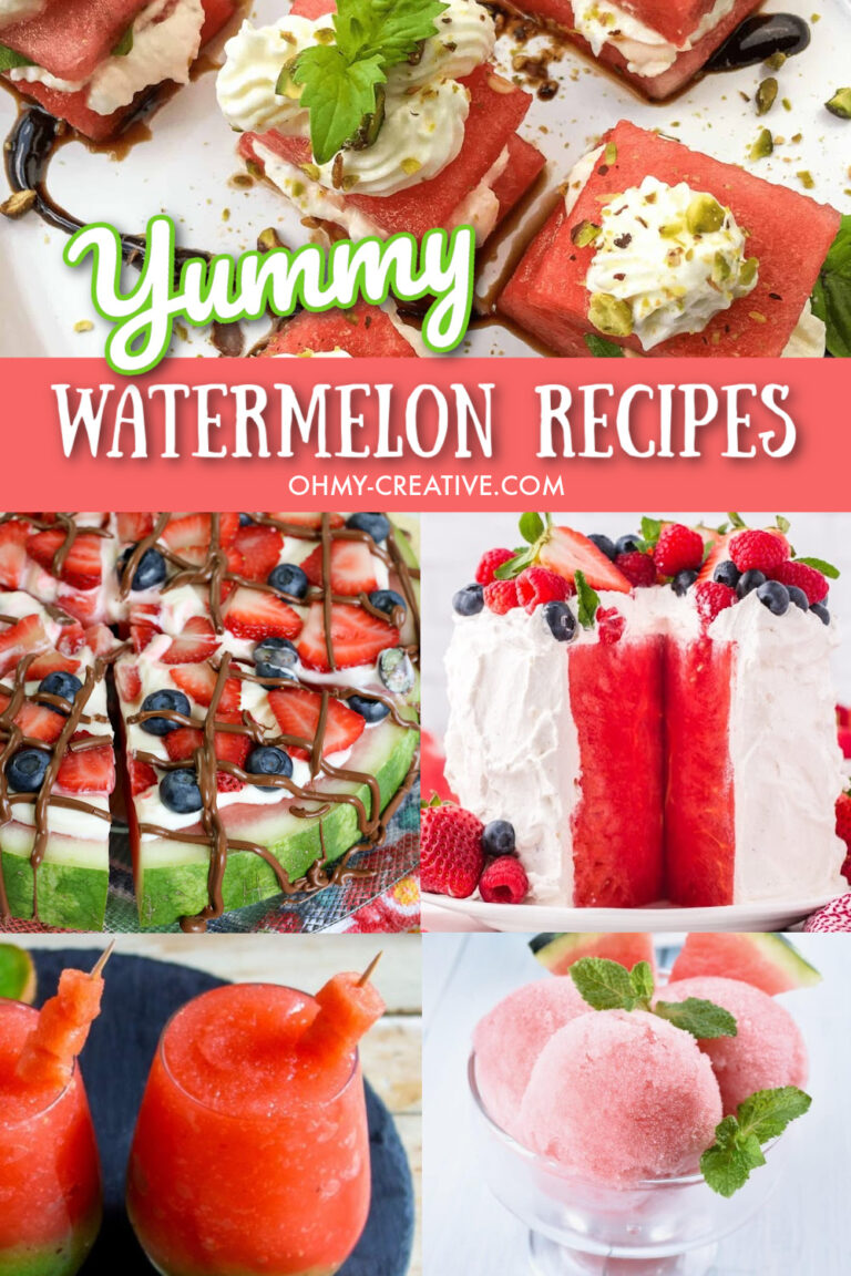 Watermelon Recipes Perfect For Summer - Oh My Creative