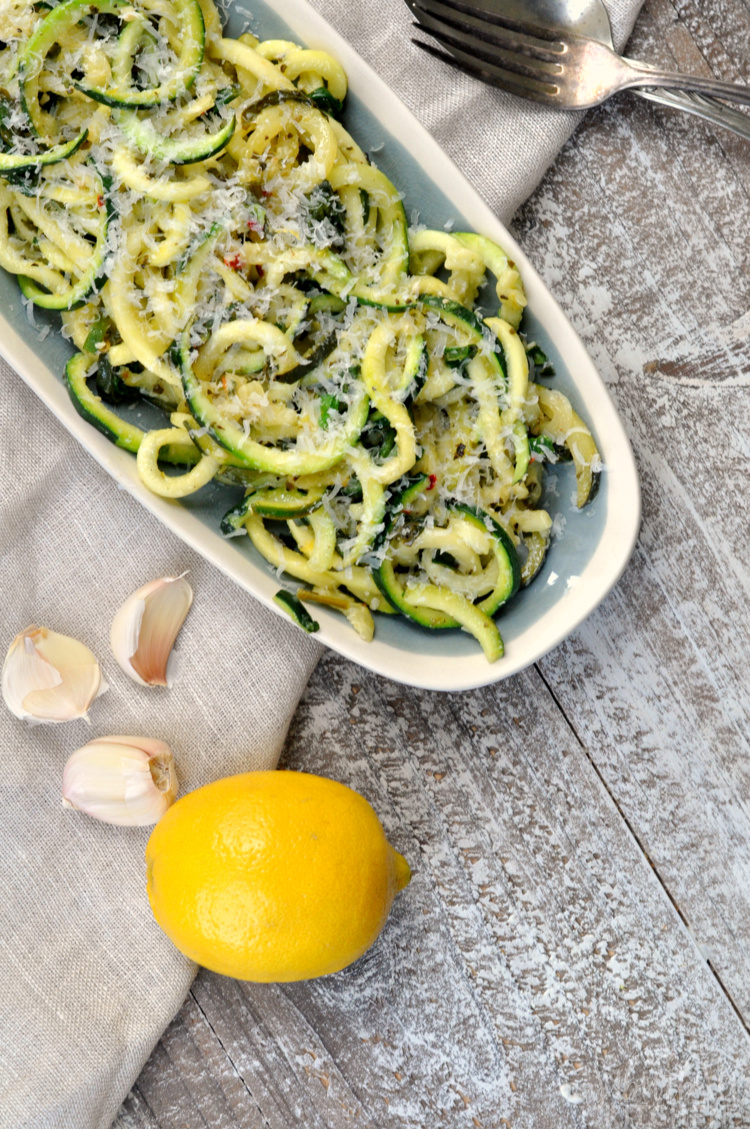 15 Easy Spiralized Zucchini Recipes (Zoodle Recipes) - Oh My Creative