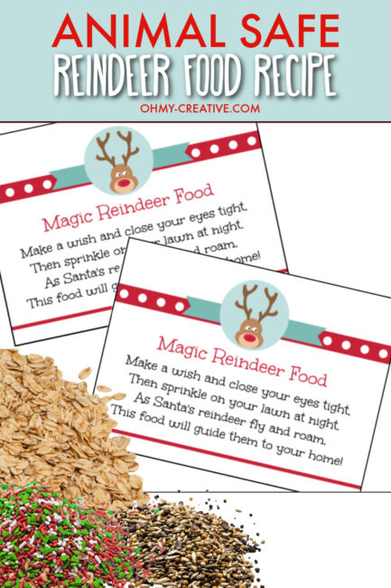 Animal Safe Reindeer Food Recipe - Oh My Creative