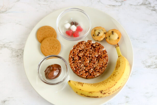 Rice Cake Groundhog Day Snack - Oh My Creative