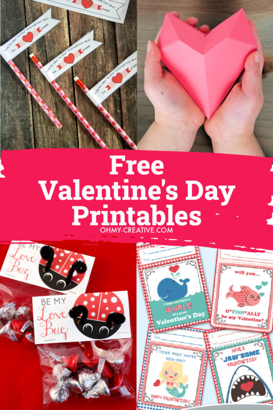 Valentine's Day Printables - Oh My Creative