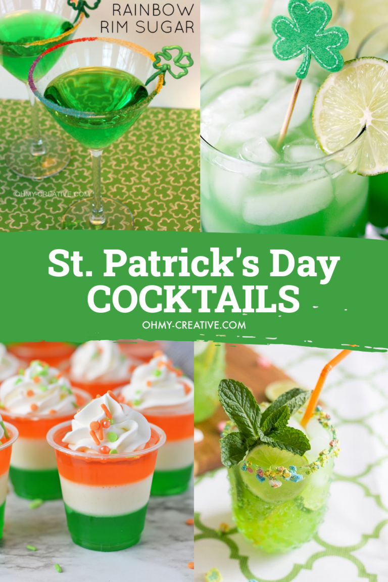 St. Patrick's Day Cocktails - Oh My Creative