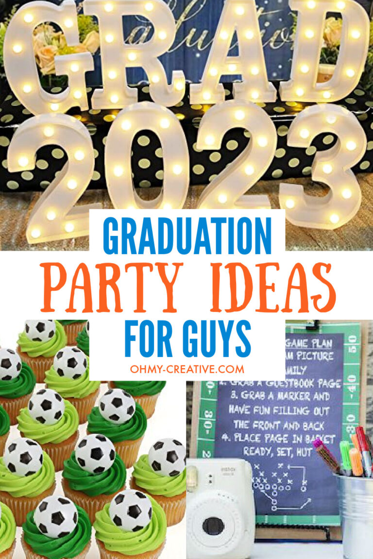 30 Cool Graduation Party Ideas For Guys - Oh My Creative
