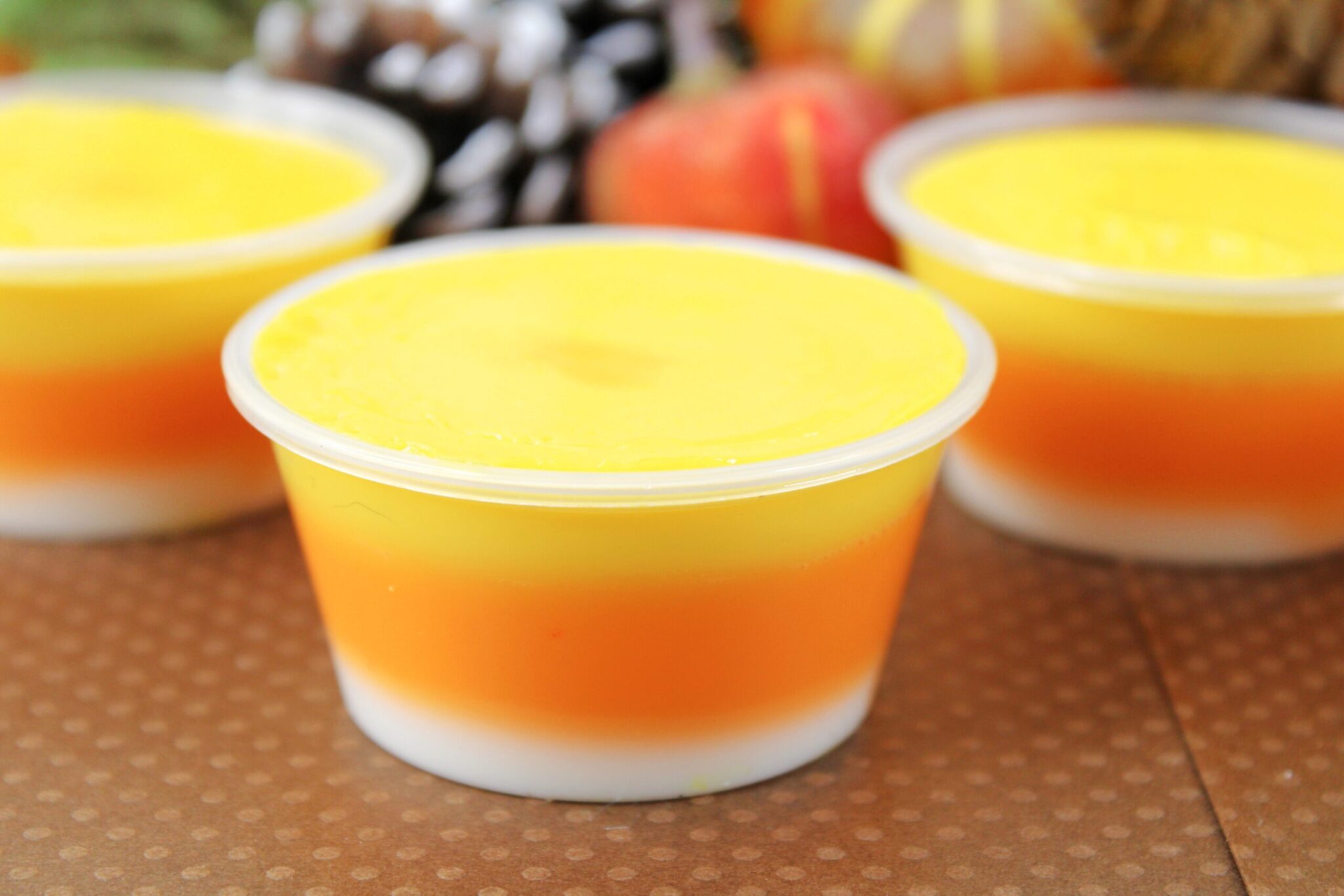 Festive Thanksgiving Jello Shots - Oh My Creative