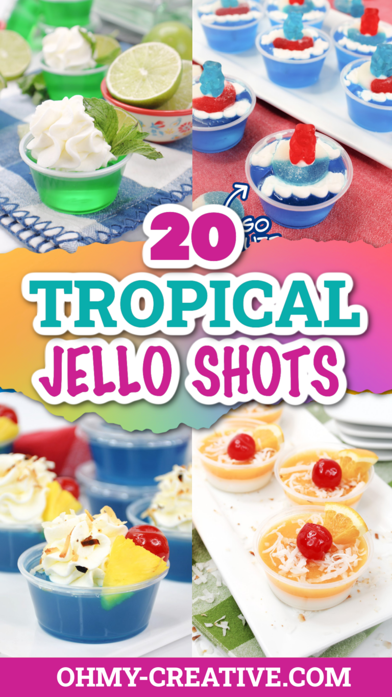 Fun Summer Jello Shots - 20 Different Kinds - Oh My Creative