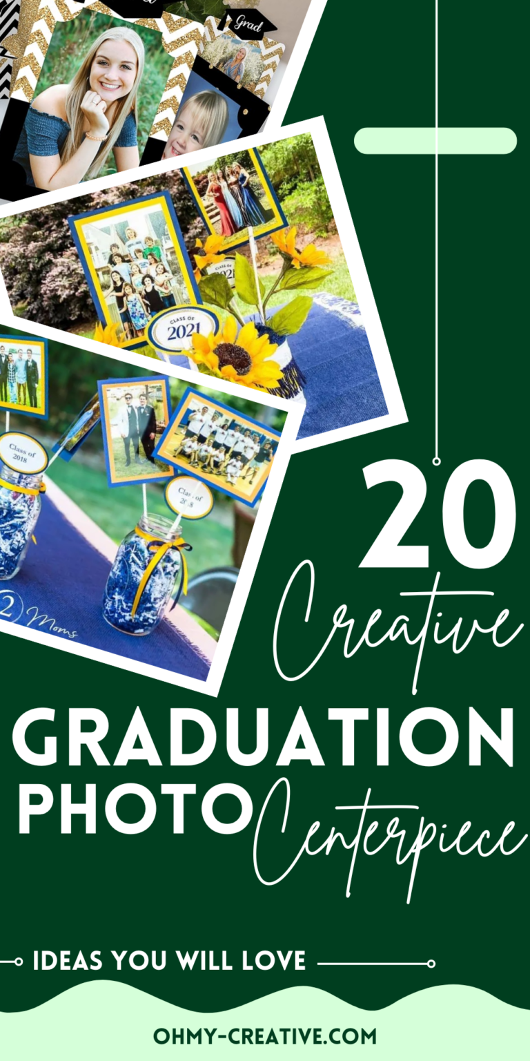 20 Graduation Photo Centerpiece Ideas - Oh My Creative