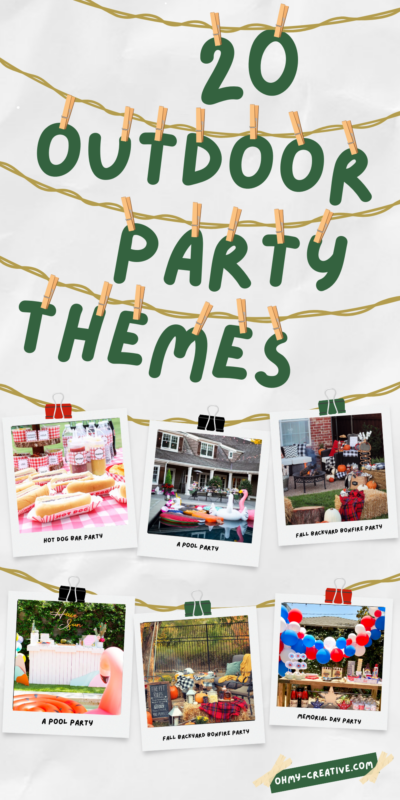 20 Outdoor Party Themes For All Your Celebrations - Oh My Creative