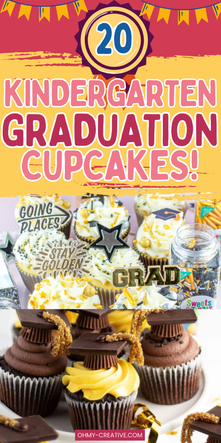 20 Preschool & Kindergarten Graduation Cupcakes - Oh My Creative