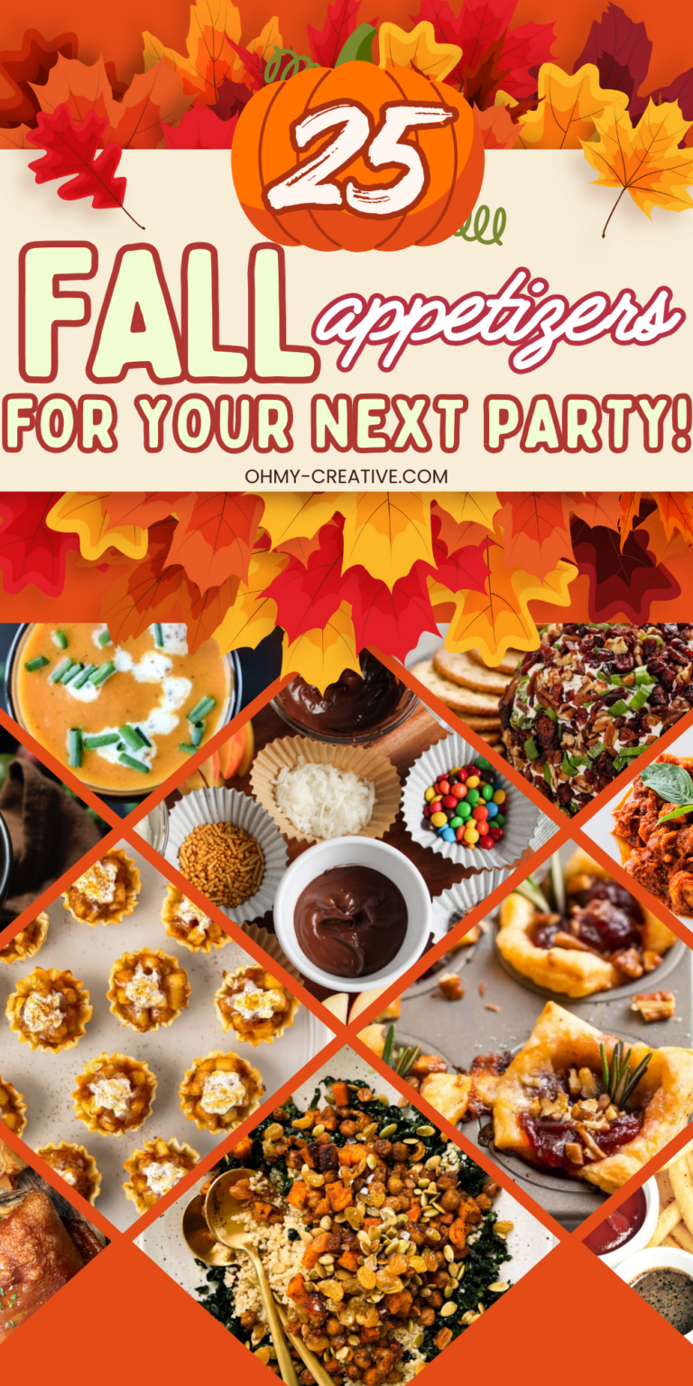 25 Fall Party Appetizer Ideas - Oh My Creative
