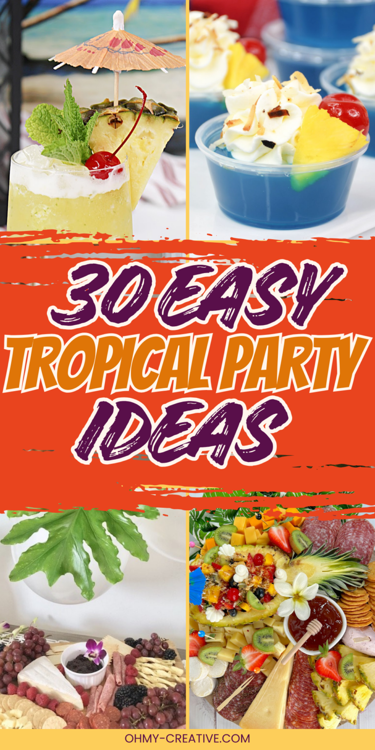 30 Tropical Party Ideas - Oh My Creative