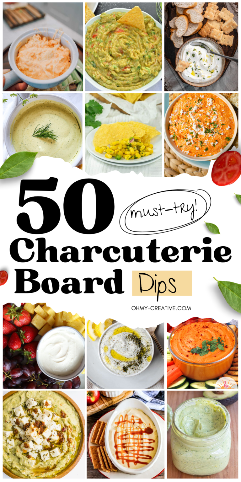 50 Must-Try Charcuterie Board Dips! - Oh My Creative