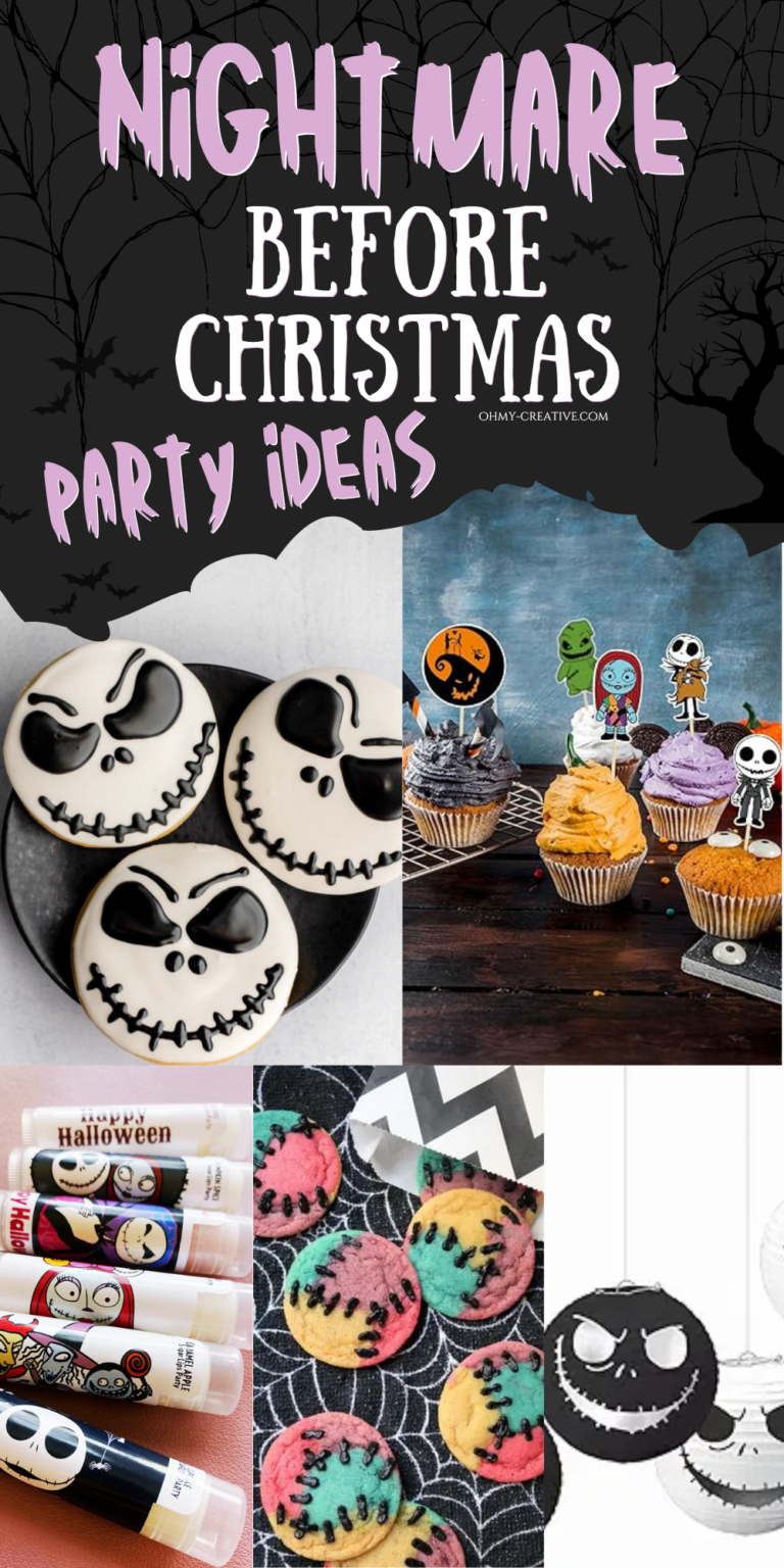 Nightmare Before Christmas Party Ideas - Oh My Creative
