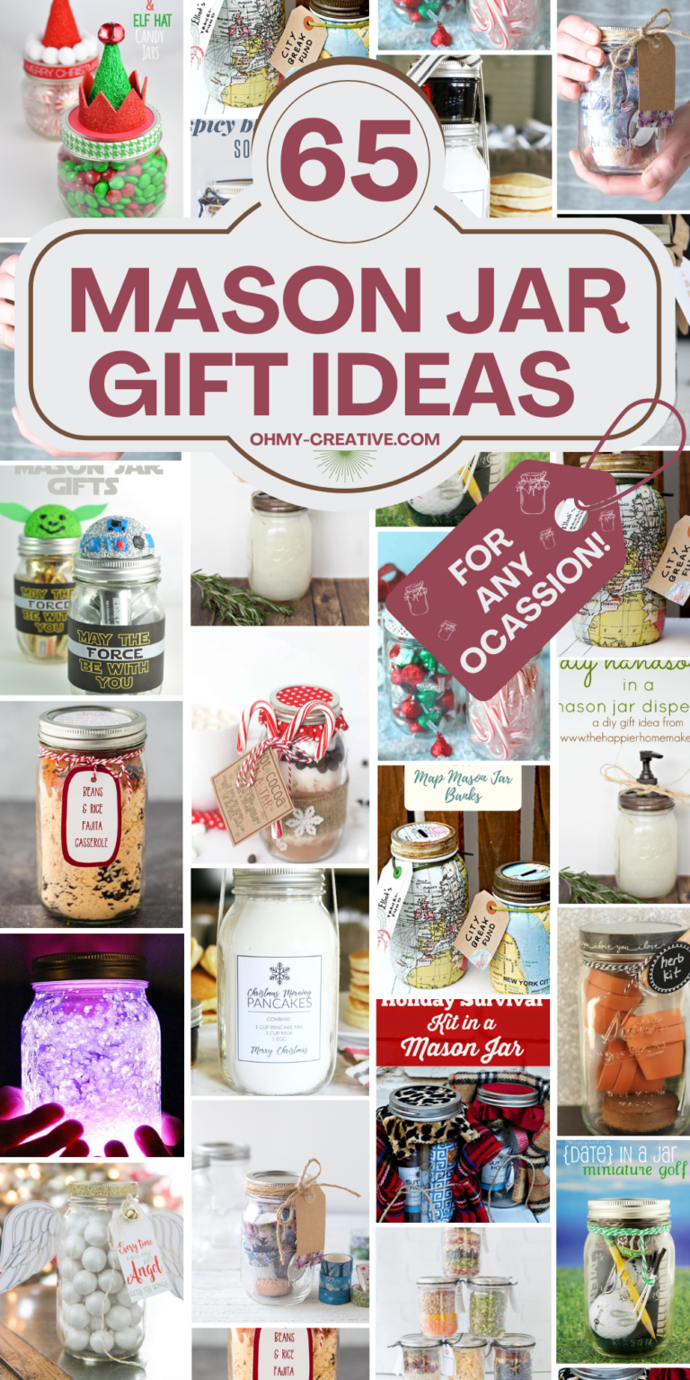 65 Mason Jar Gift Ideas for Any Occasion! - Oh My Creative