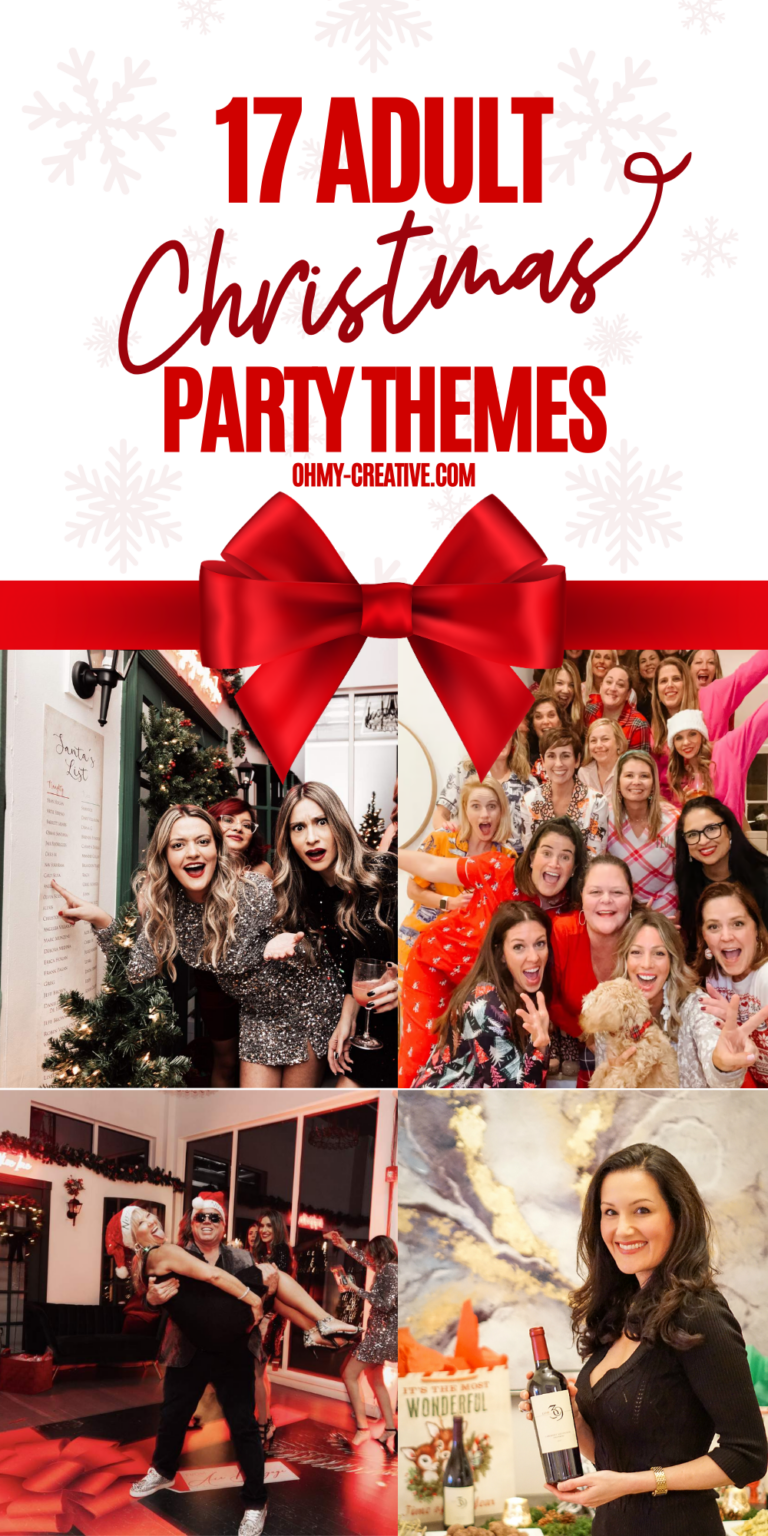 17 Adult Christmas Party Themes - Oh My Creative