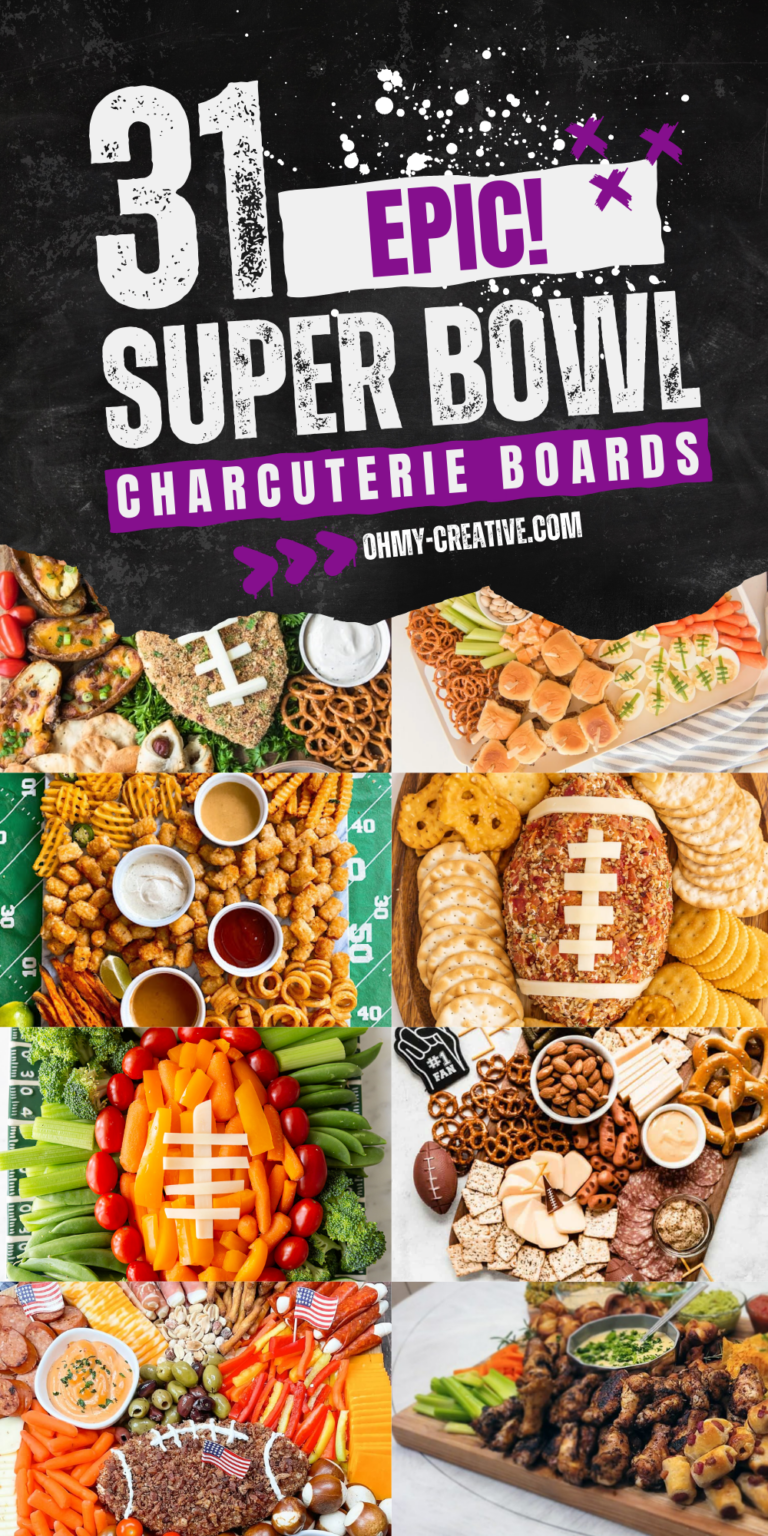 31 Epic Super Bowl Charcuterie Boards - Oh My Creative