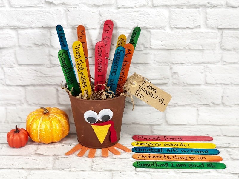 25 Thanksgiving Popsicle Stick Crafts - Oh My Creative