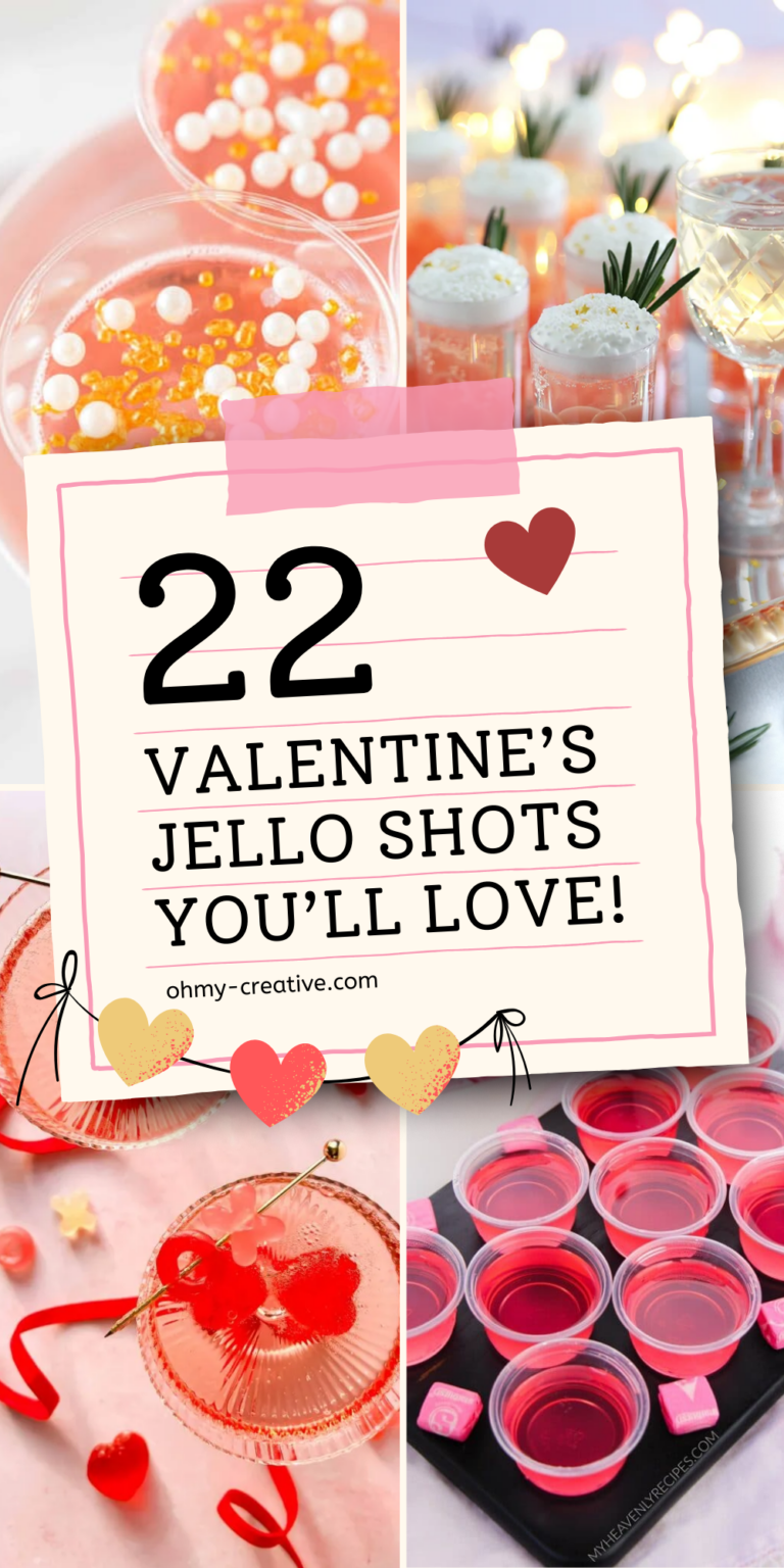 22 Valentine’s Jello Shots You’ll Love - Oh My Creative