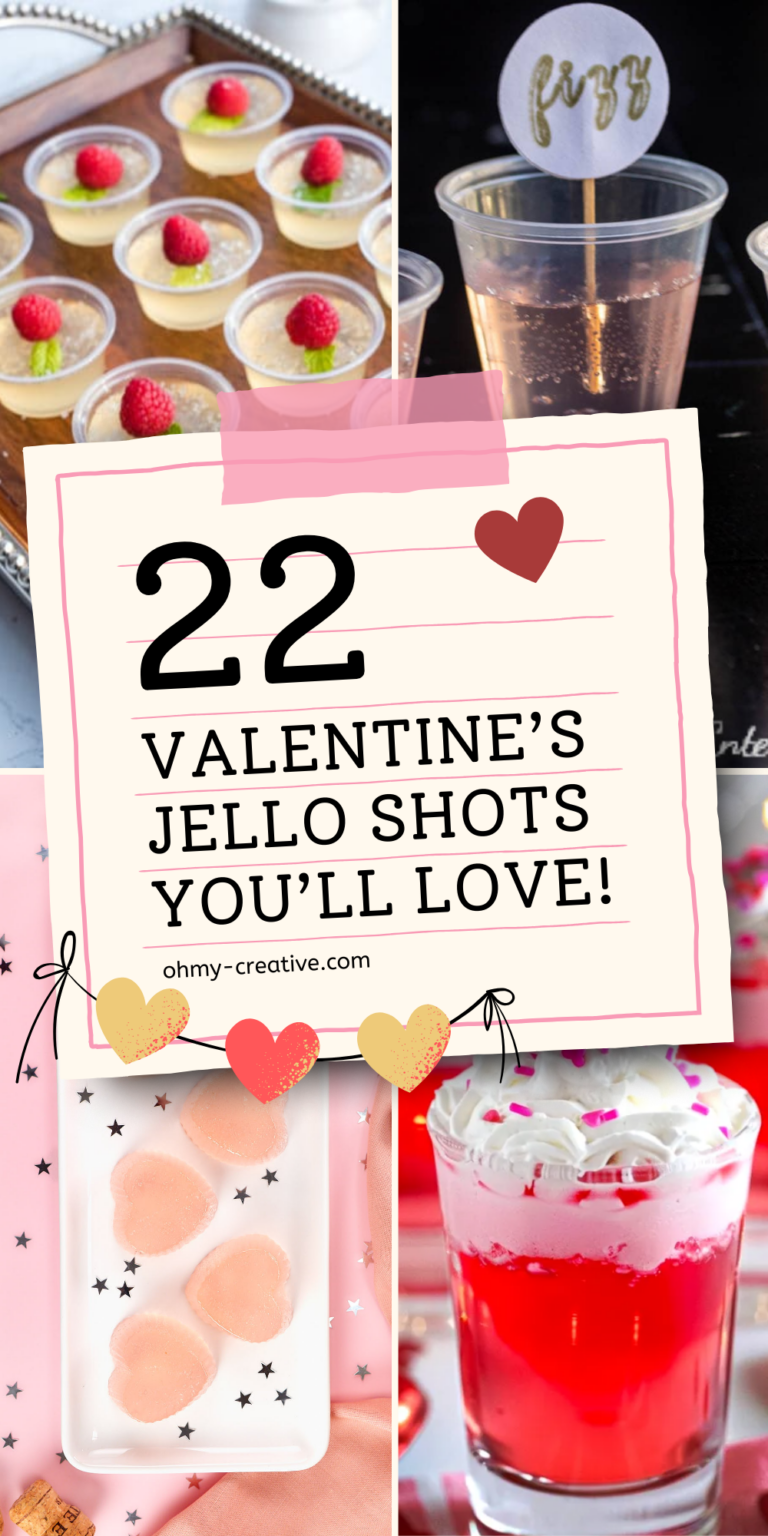 22 Valentine’s Jello Shots You’ll Love - Oh My Creative