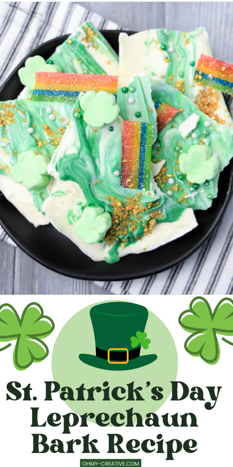 St. Patrick’s Day Leprechaun Bark - Oh My Creative