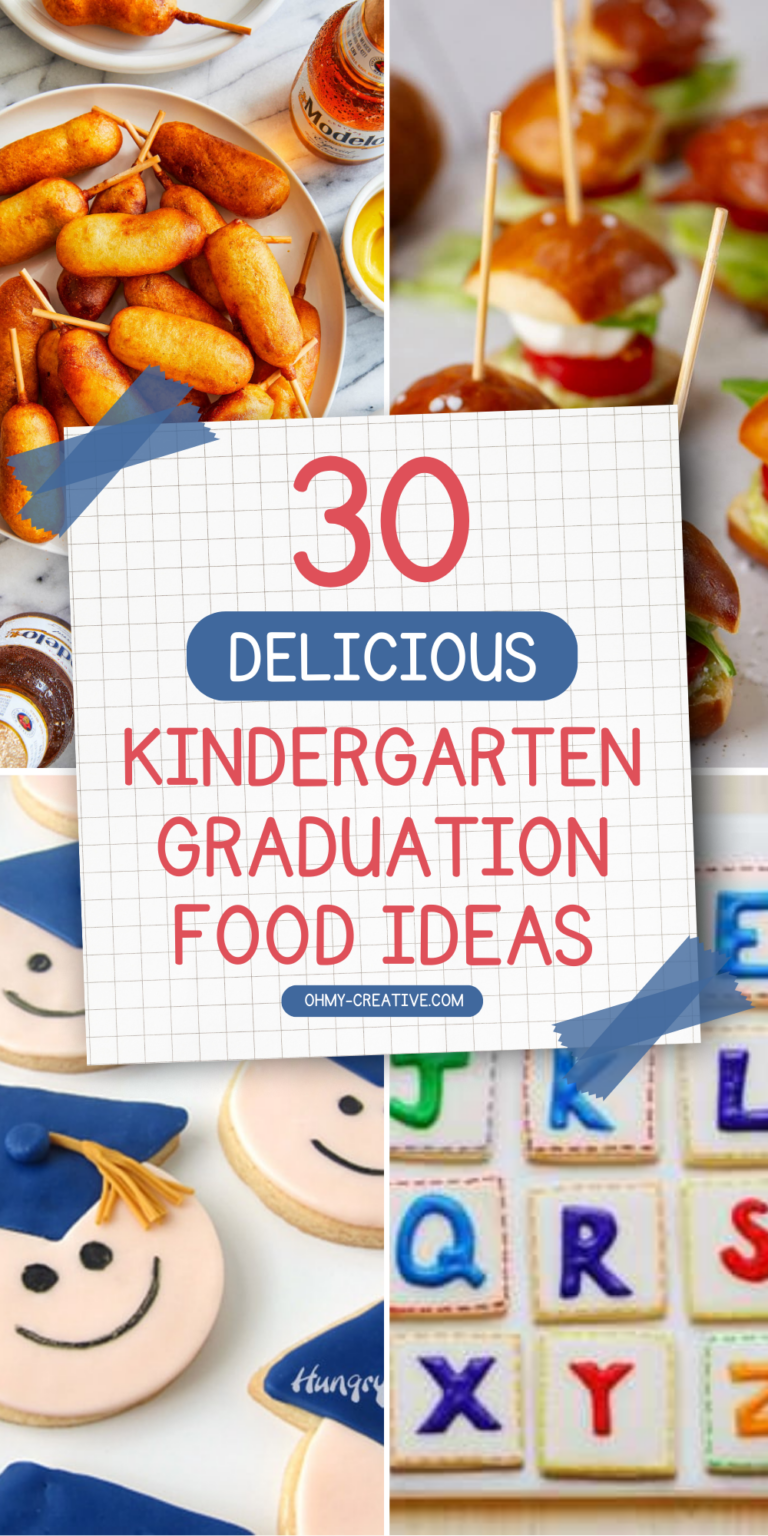 30 Delicious Kindergarten Graduation Food Ideas - Oh My Creative