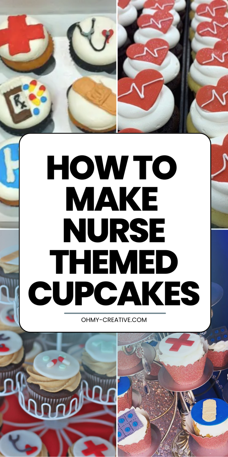 How To Make Nurse Themed Cupcakes - Oh My Creative