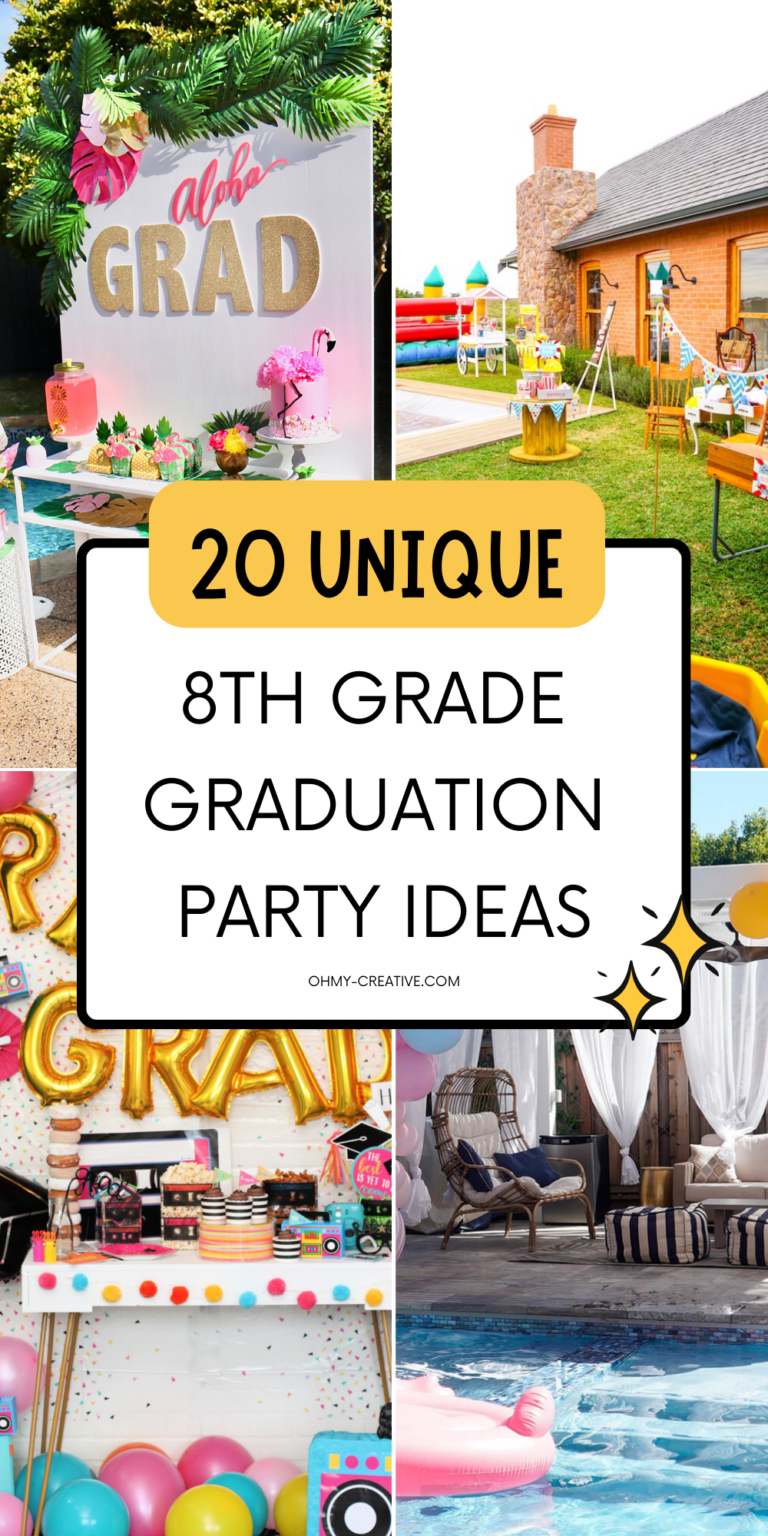Unique 8th Grade Graduation Party Ideas - Oh My Creative