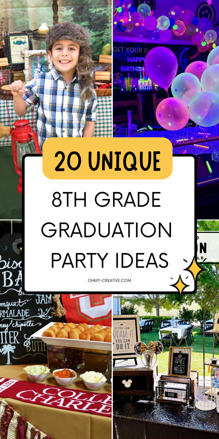 Unique 8th Grade Graduation Party Ideas - Oh My Creative