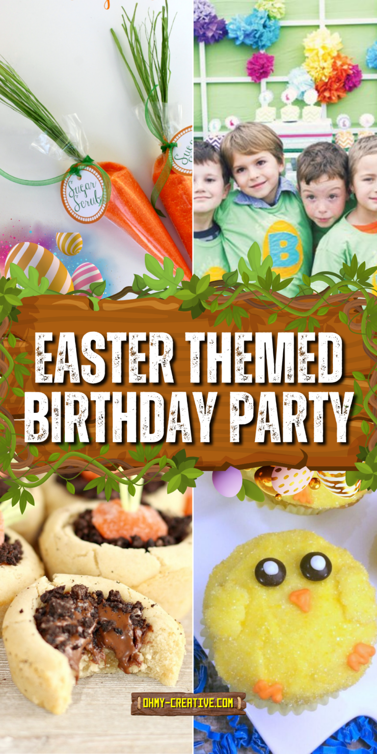 Easter Themed Birthday Party - Oh My Creative