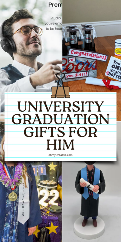 University Graduation Gifts for Him - Oh My Creative