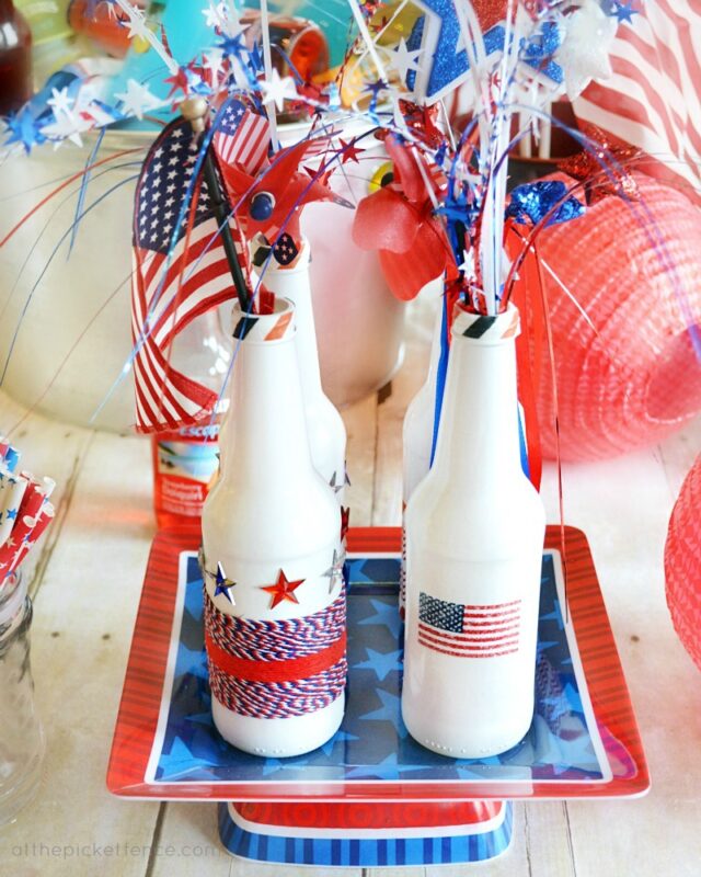 Unique DIY Patriotic Centerpieces - Oh My Creative