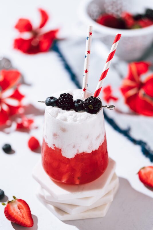 4th of July Non Alcoholic Drinks - Oh My Creative