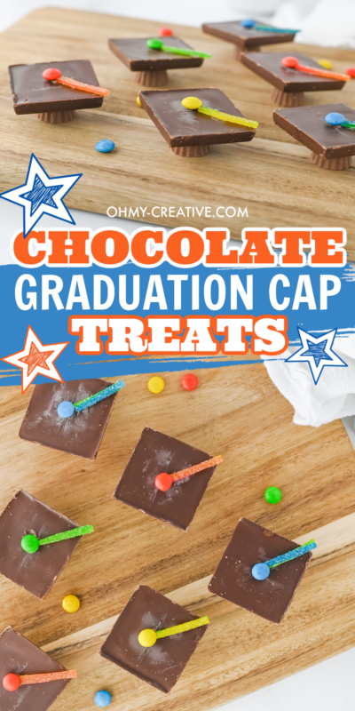 Chocolate Graduation Caps - Oh My Creative
