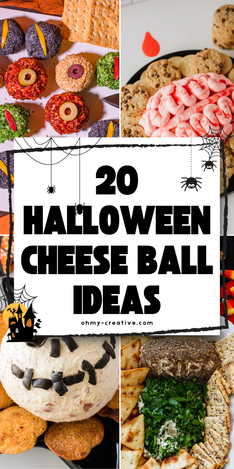 20 Halloween Cheese Ball Ideas - Oh My Creative