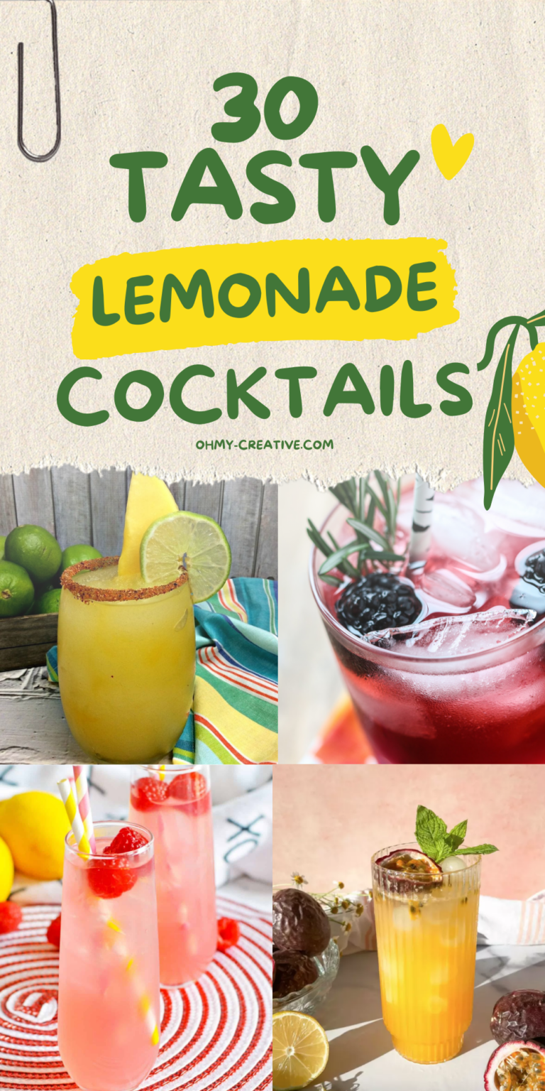 30 Tasty Lemonade Cocktails - Oh My Creative