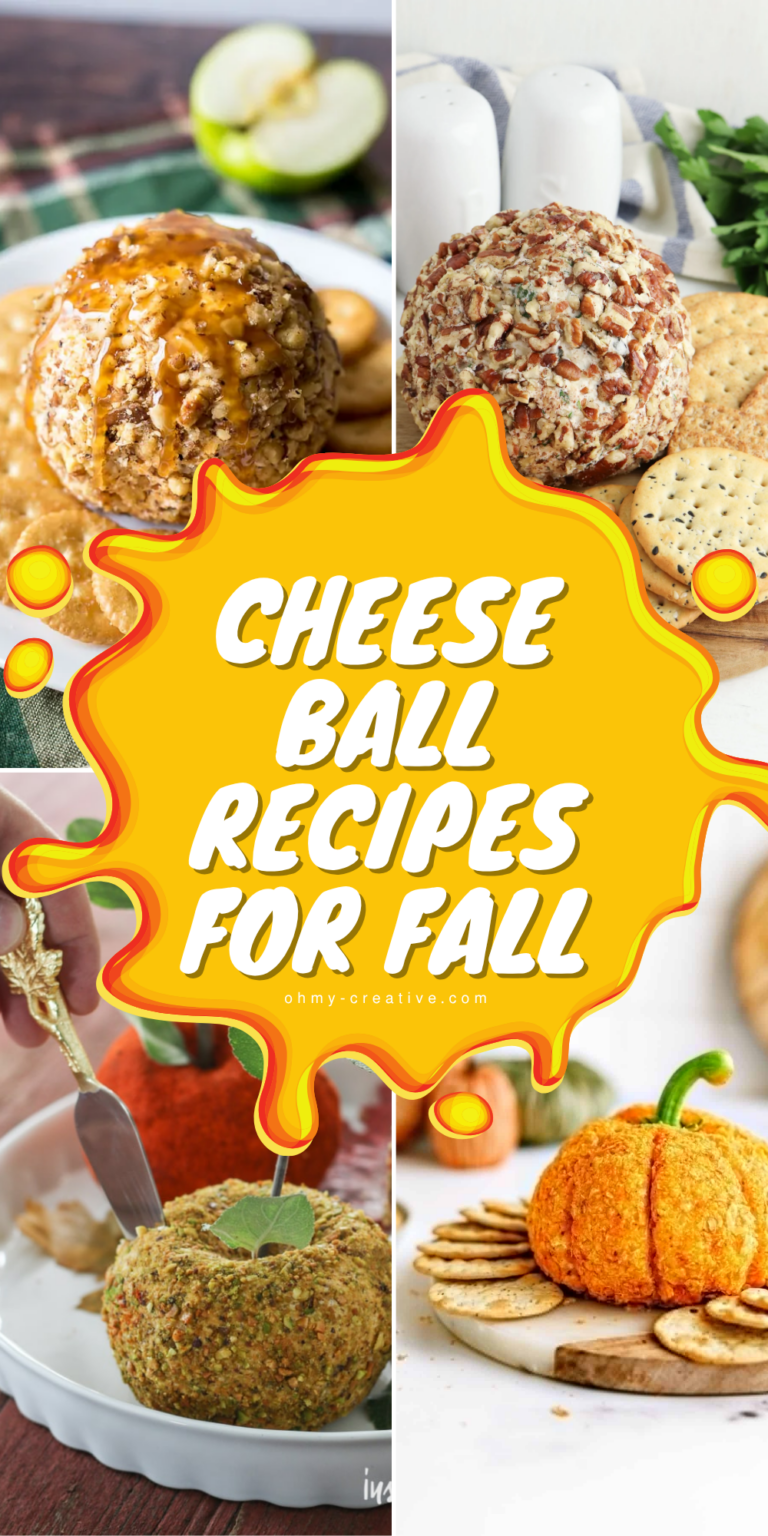 Cheese Ball Recipes for Fall - Oh My Creative
