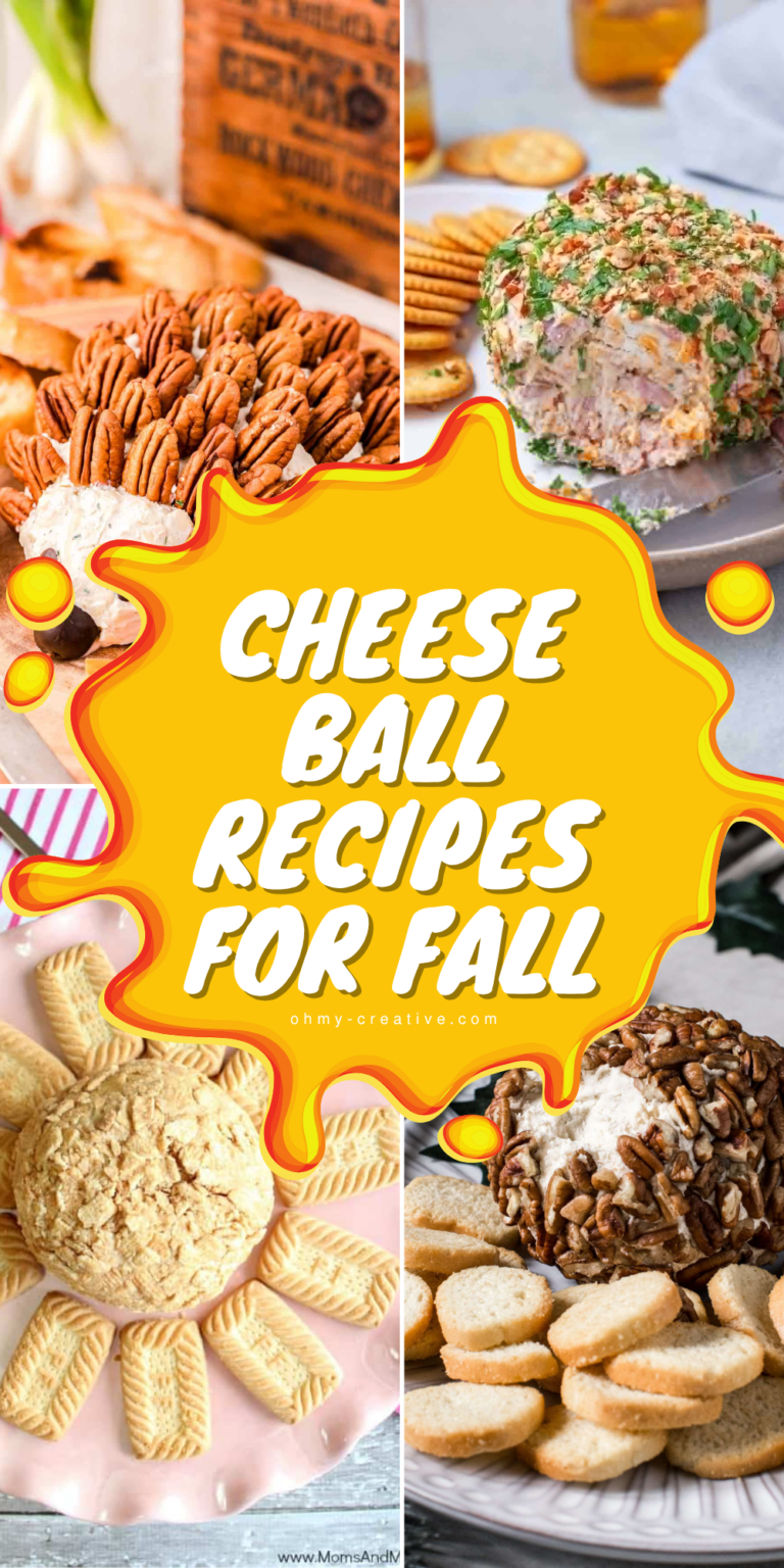 Cheese Ball Recipes for Fall - Oh My Creative