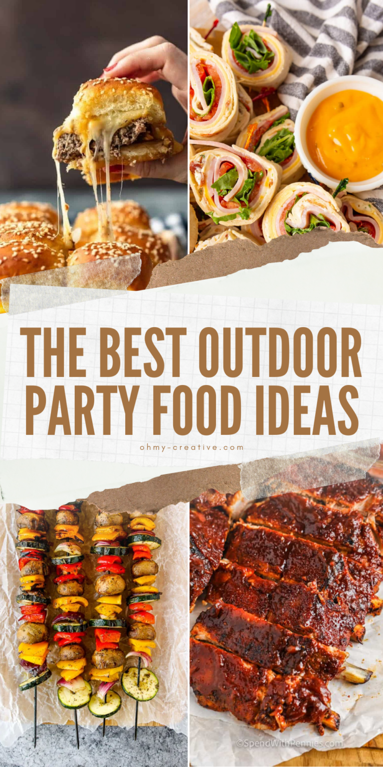 The Best Outdoor Party Food Ideas - Oh My Creative