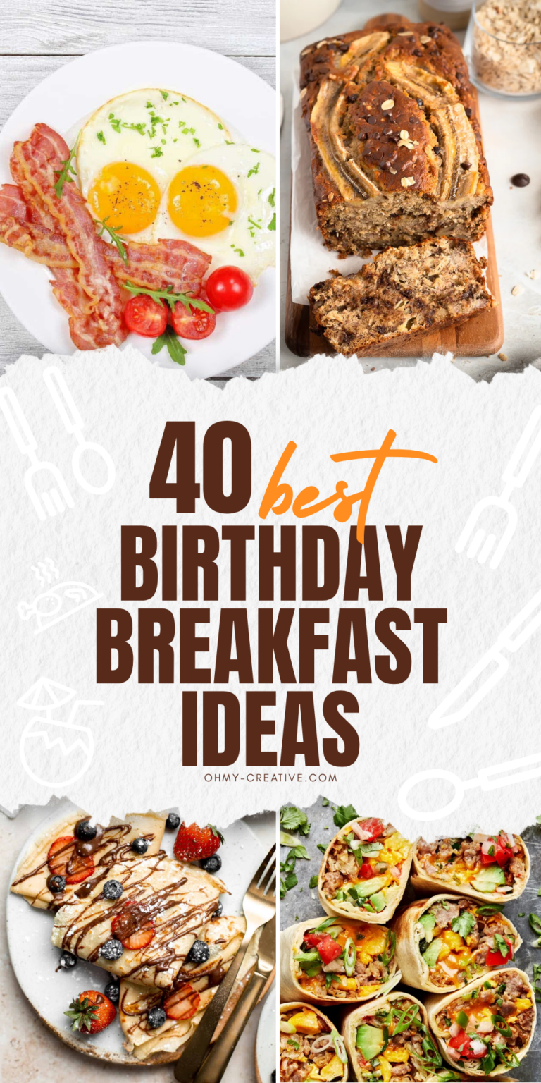 40 Best Birthday Breakfast Ideas - Oh My Creative
