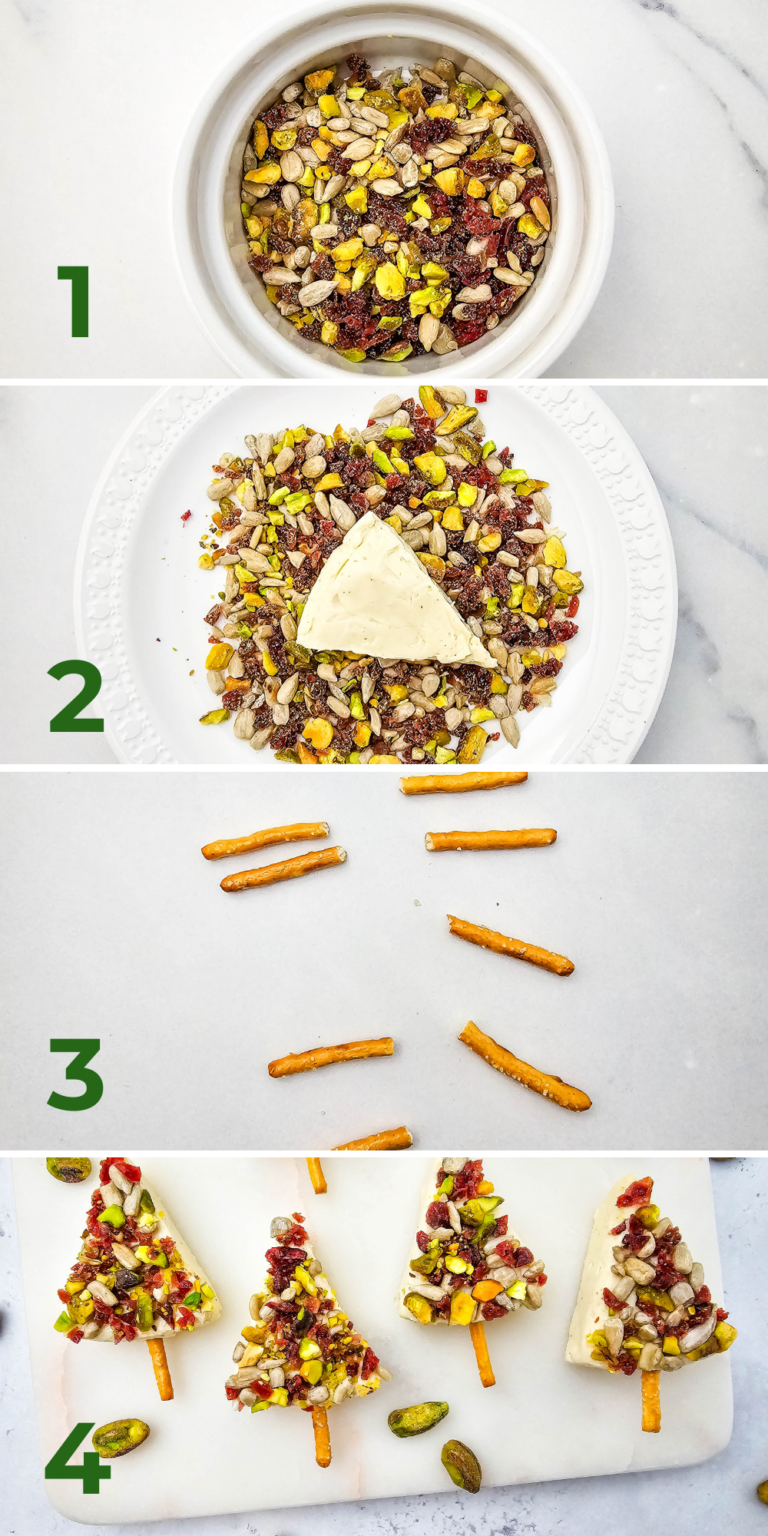 How to Make Christmas Cheese Trees - Oh My Creative